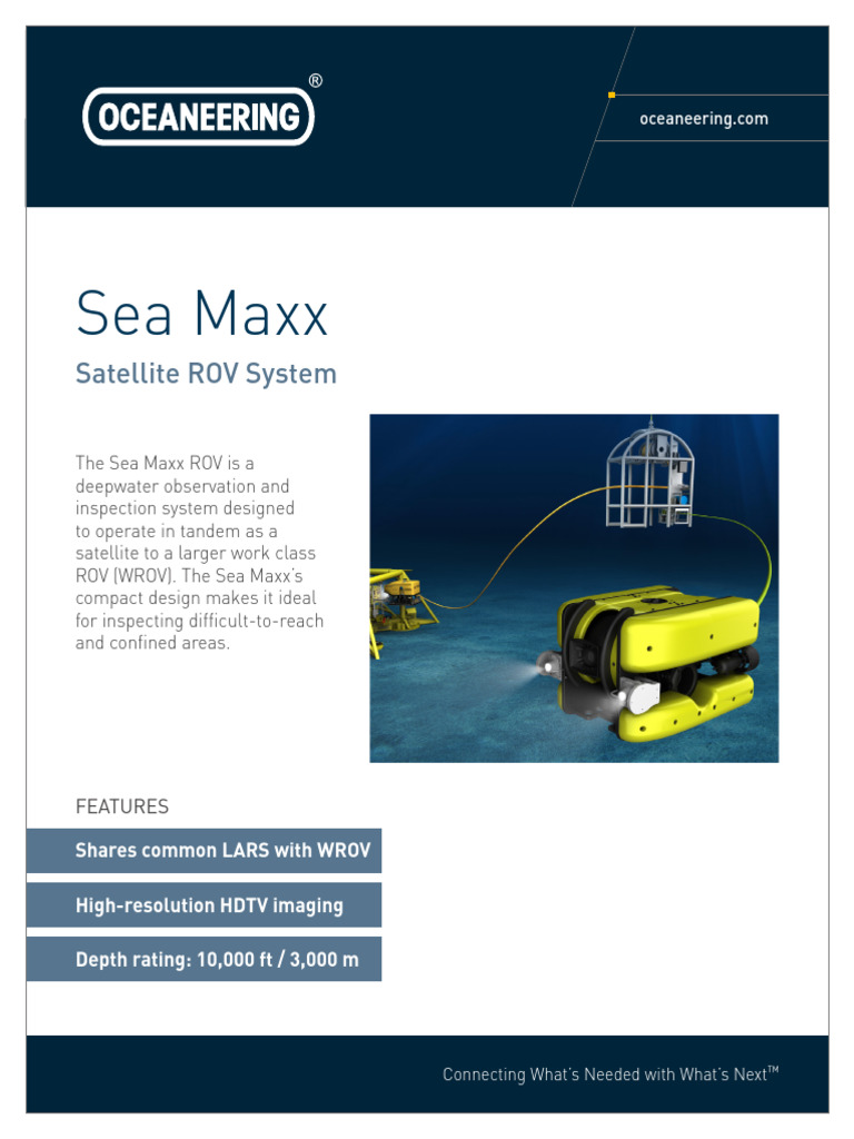 ROV Sea Maxx Satellite ROV System | PDF | High Definition Television ...