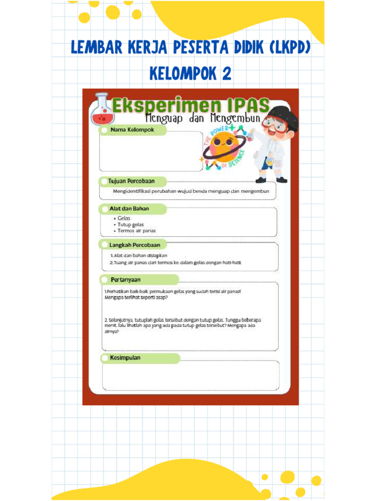LKPD Eksperimen 2 | PDF