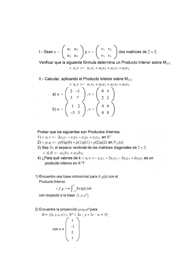 AlgLin Laboratorio 3 | PDF