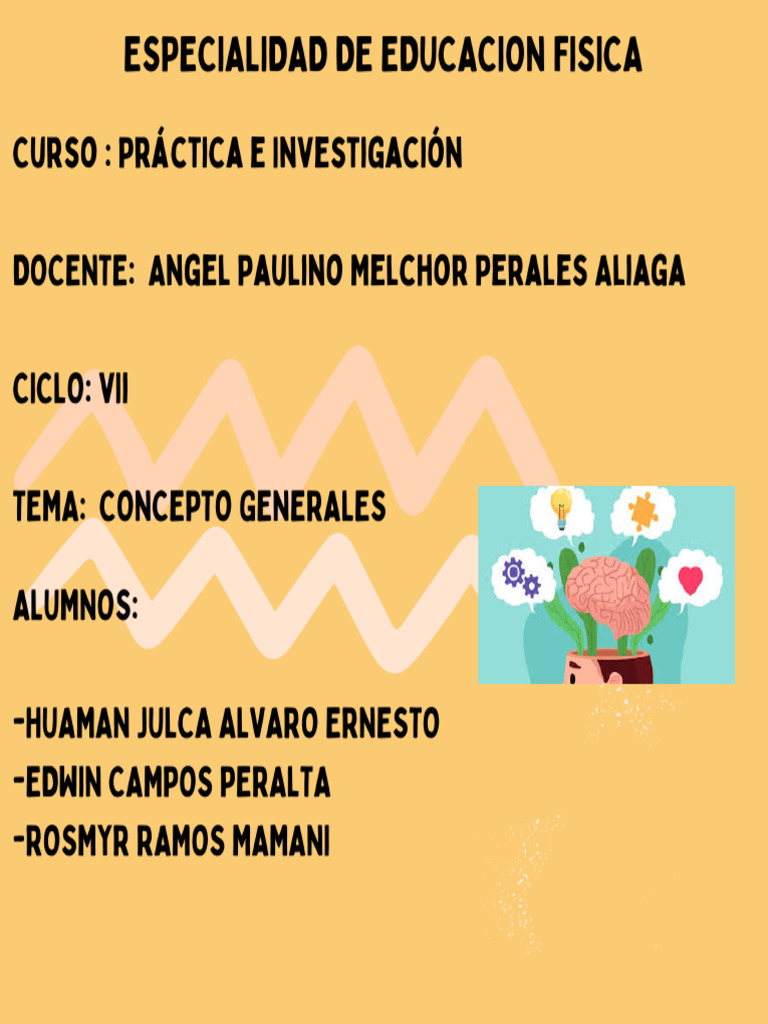 CONCEPTOS GENERALES - (PRACTICA INVESTIGACIÒN) OKOK (2) | PDF | Educación Física | Educación en ...