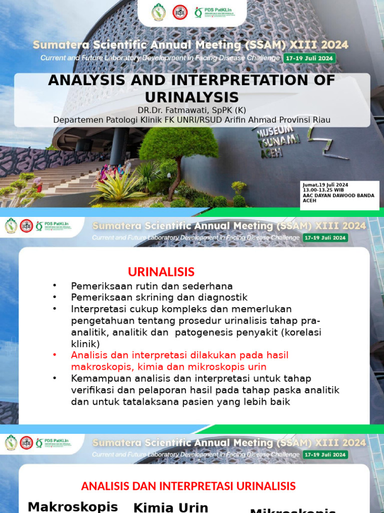 Materi Analisis Dan Interpretasi Urinalisis | PDF