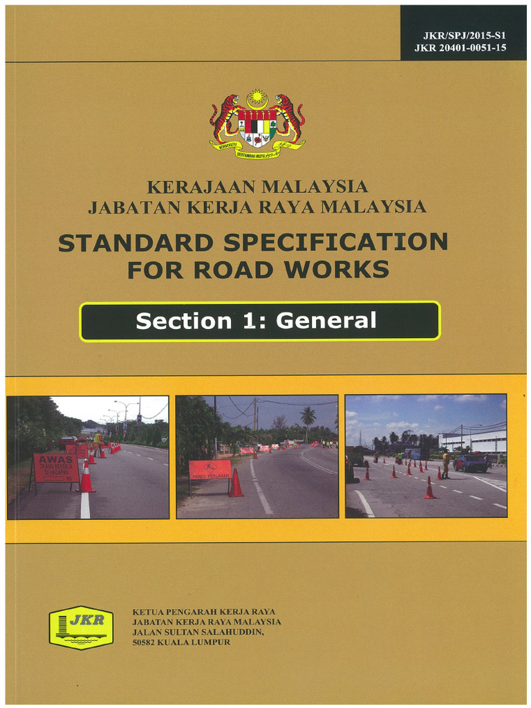 JKR_Section 1_General | PDF