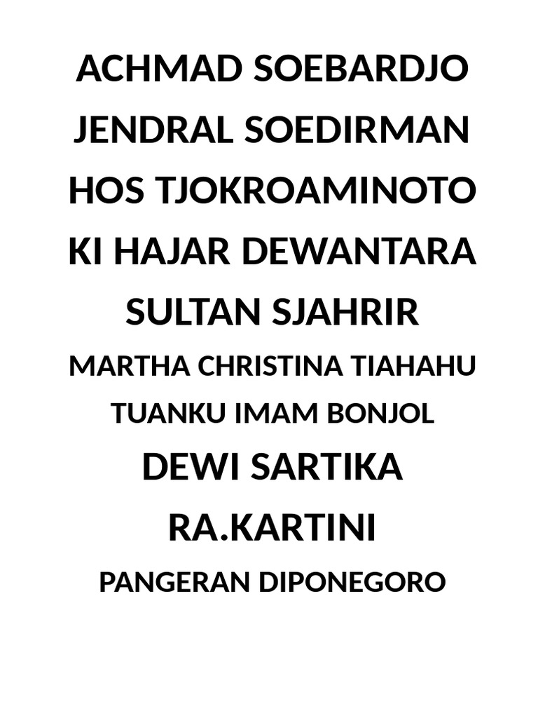 Achmad Soebardjo | PDF