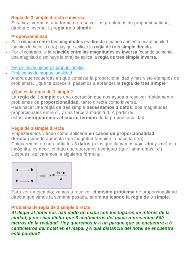 Regla de 3: Proporcionalidad Directa e Inversa | PDF | Venezuela | Petróleo