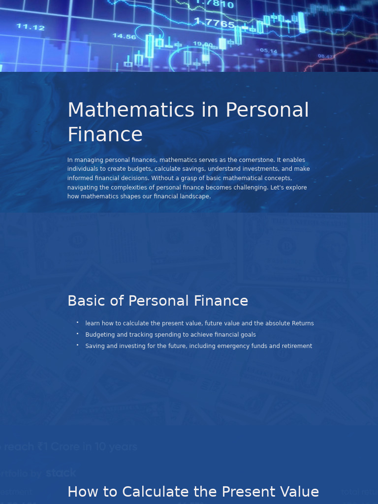 Mathematics in Personal Finance - (3) (2) (Lecture Seule) | PDF ...