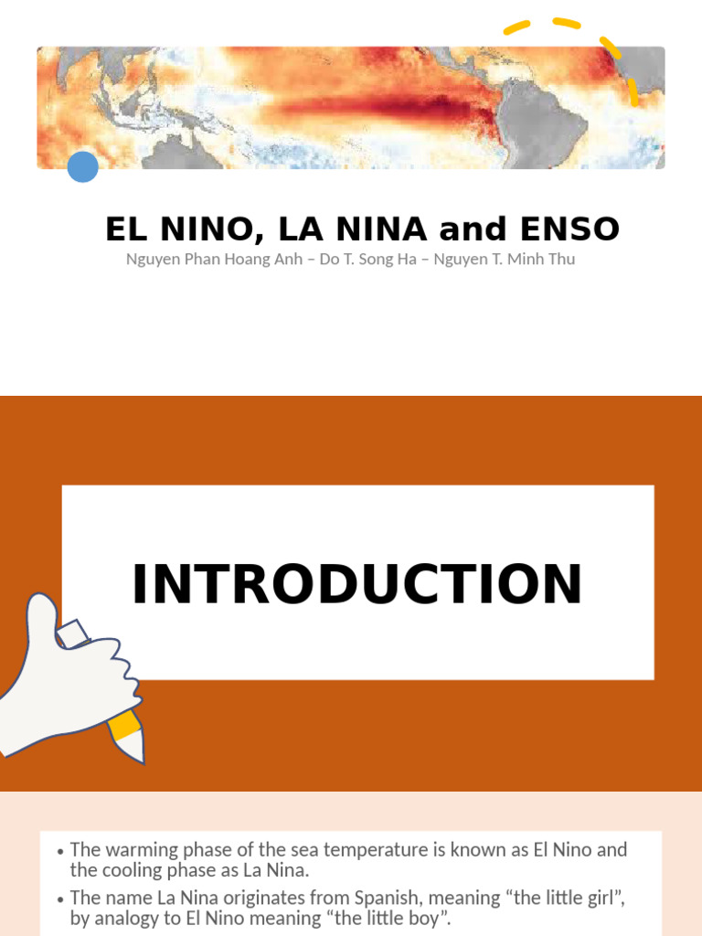 EL NINO, LA NINA and ENSO | PDF | Tropical Cyclones | Atmospheric Sciences