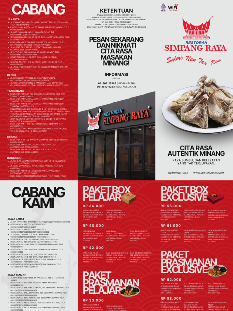 Brosur Paket Prasmanan - 20250304 - 161224 - 0000 | PDF