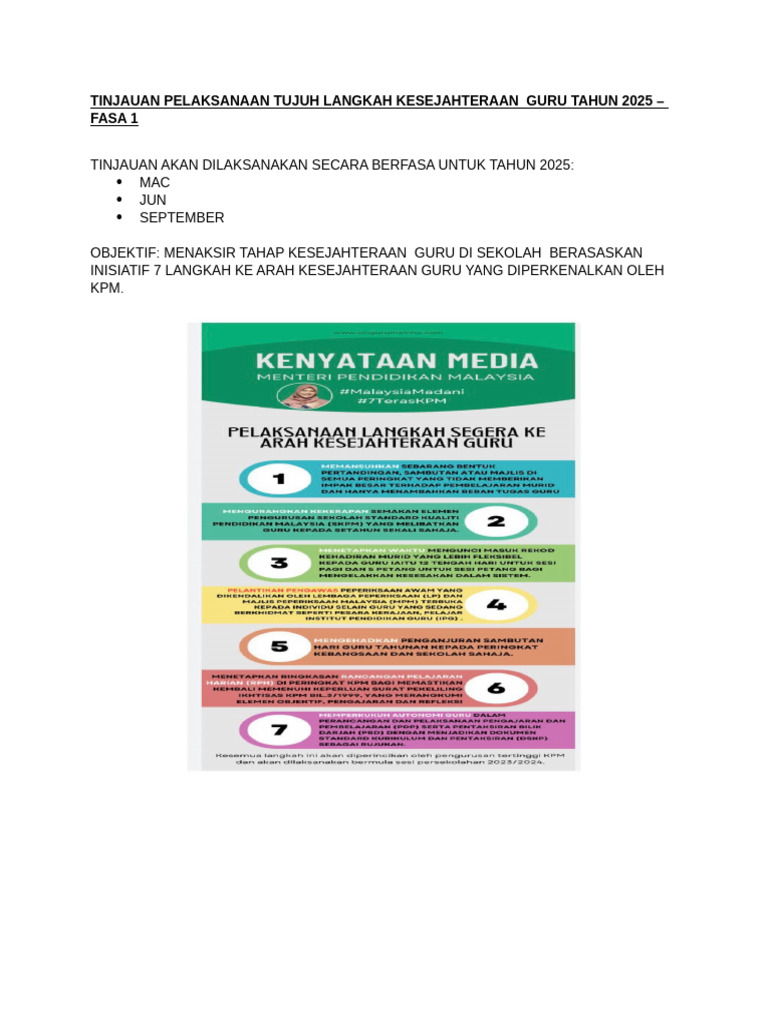 Tinjauan 7 Langkah | PDF