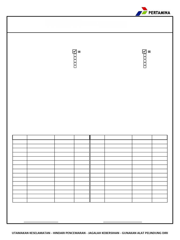 Safety Talk Form - A4 | PDF
