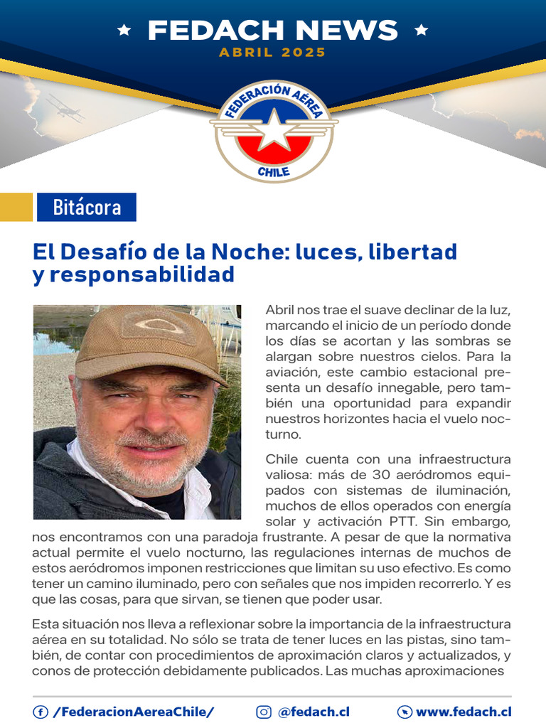 2025 Abril Fedach News | PDF | Aeropuerto | Aviación