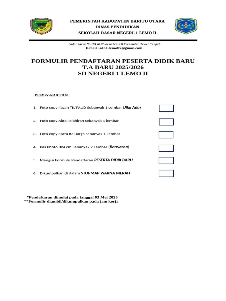 Cover Formulir PD | PDF