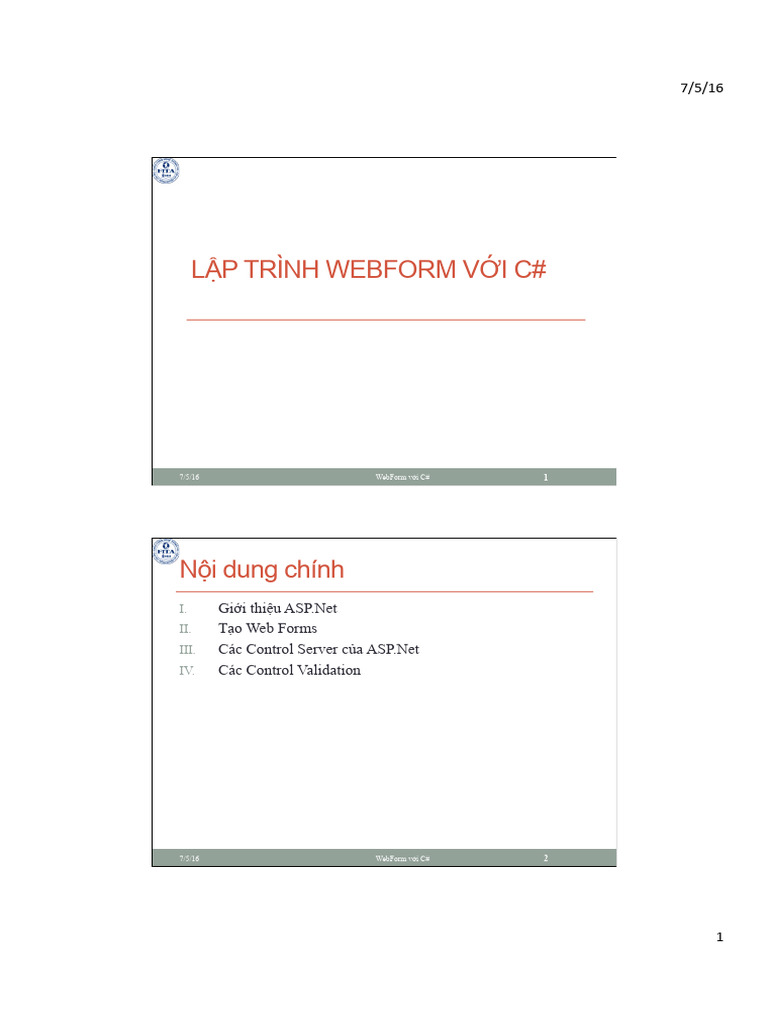 C6 WebForm Trong C | PDF
