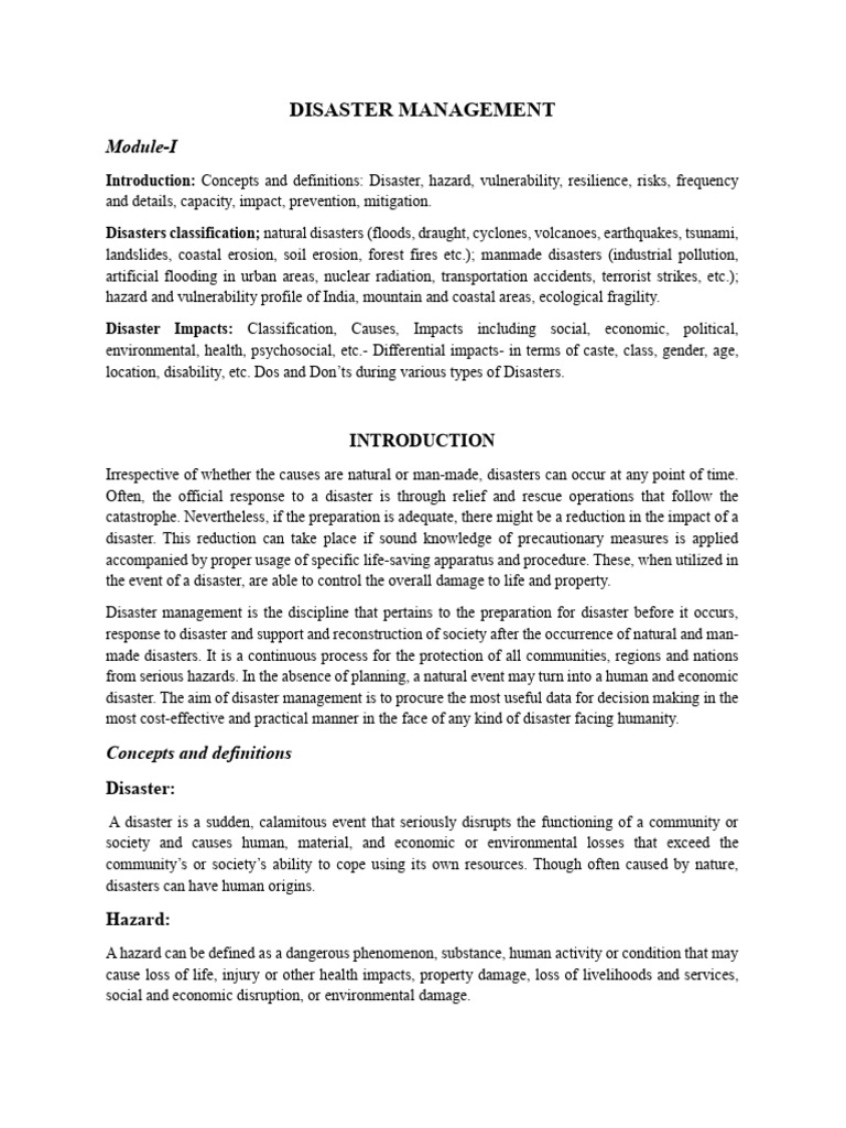 DM Module-1 | PDF | Types Of Volcanic Eruptions | Earthquakes
