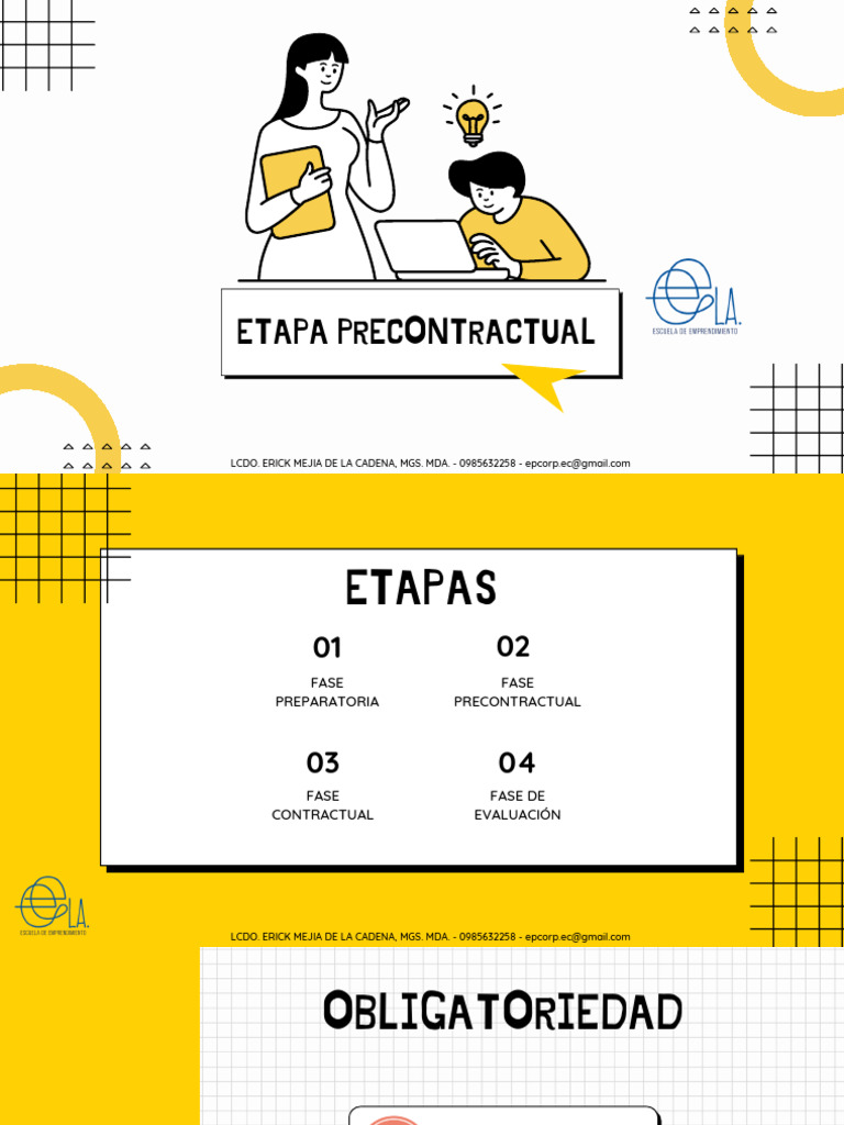 ETAPA PRECONTRACTUAL EELA | PDF