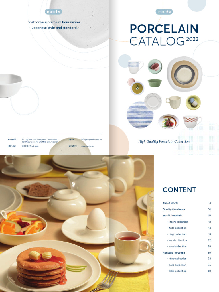 ENG Catalogue 2912porcelain | PDF | Foods | Tableware