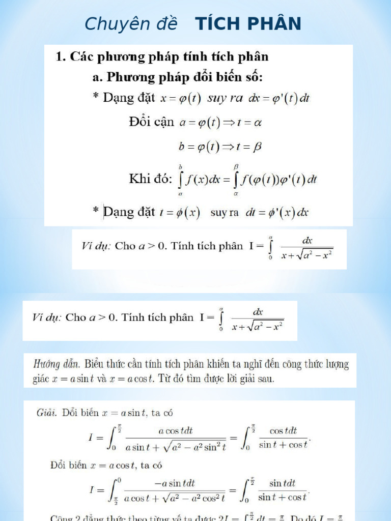 Tích Phân | PDF