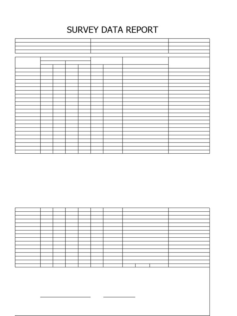 As-built Survey report(hydrant foundation) | PDF | Surveying ...