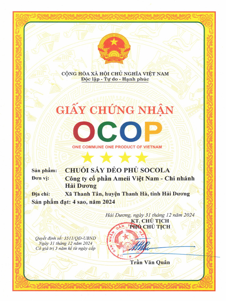 CN OCOP CHUOI SOCOLA | PDF
