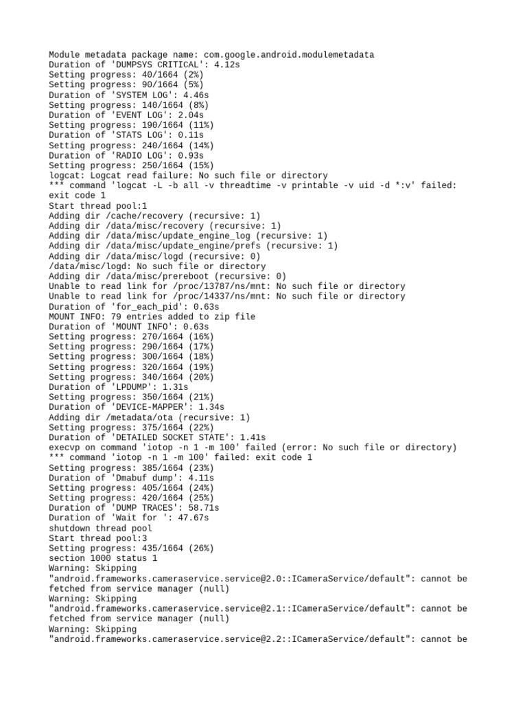 Bugreport CPH2591 UP1A.230620.001 2025 05 09 21 09 28 Dumpstate - Log 15079 | PDF | Computer ...