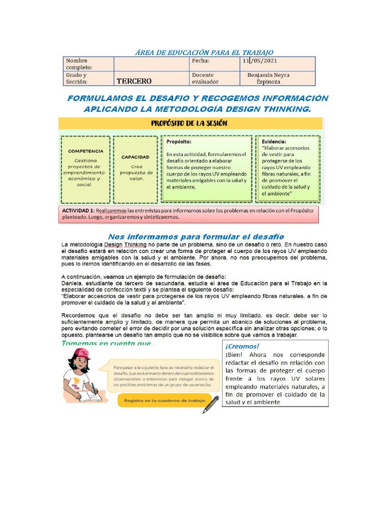 Actividad de EPT SEMANA 9 | PDF