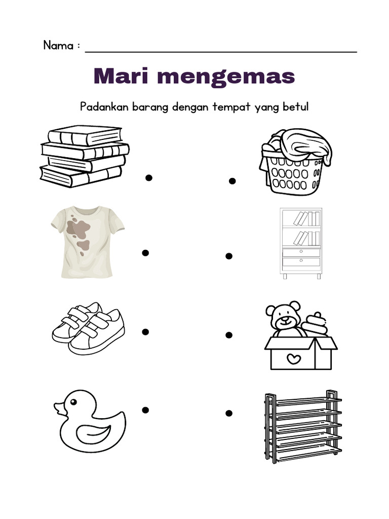 Colorful Illustrative Occupation English Worksheet | PDF