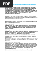 2025 Moving Up Ceremony Script | PDF