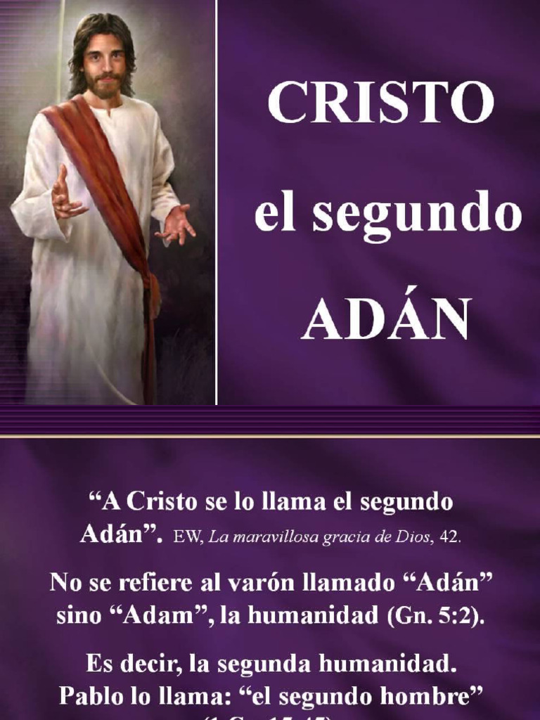 Cristo Segundo Adán | PDF