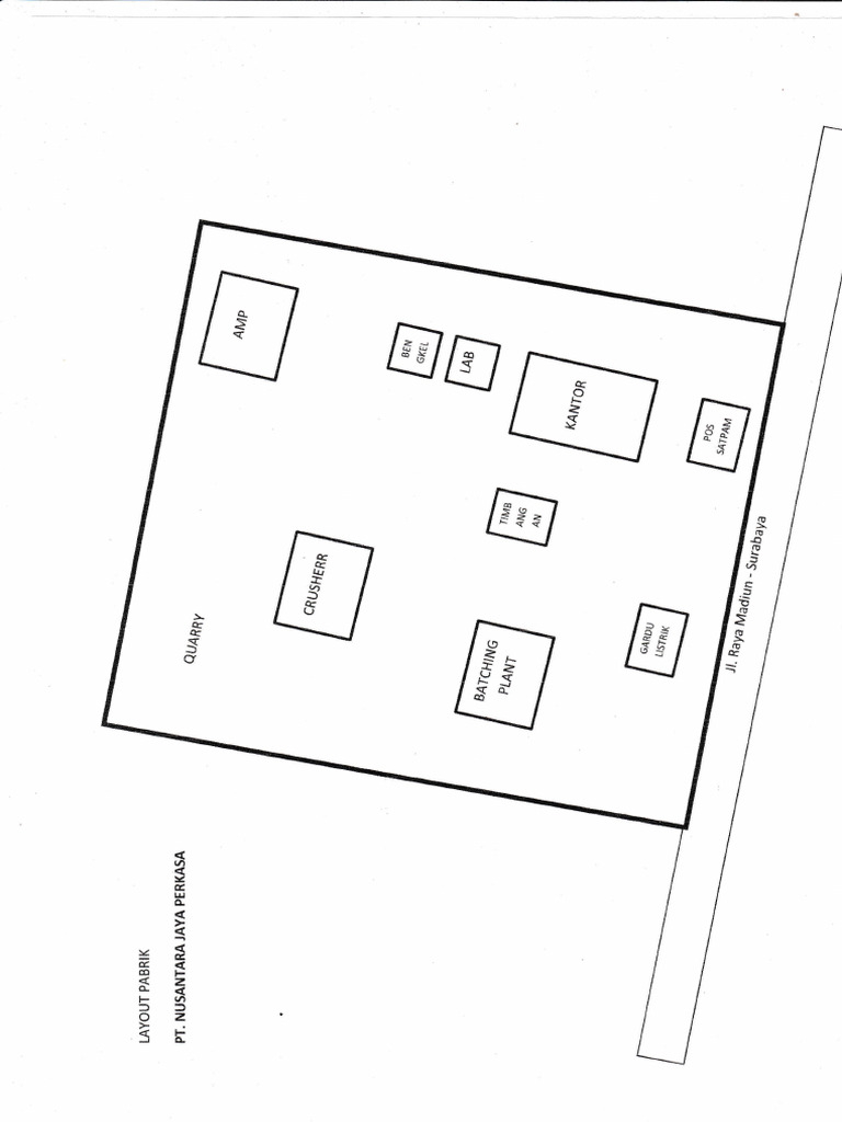Layout Pabrik | PDF