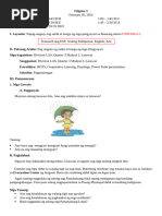 Filipino 3 Lesson Plan (Sanhi at Bunga) | PDF