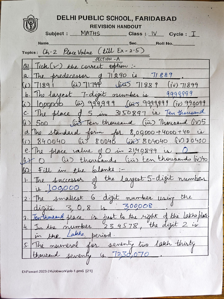 Maths Cycle - 1 Rho | PDF