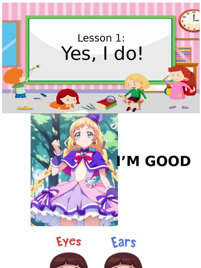 Lesson 1 - Yes I Do | PDF