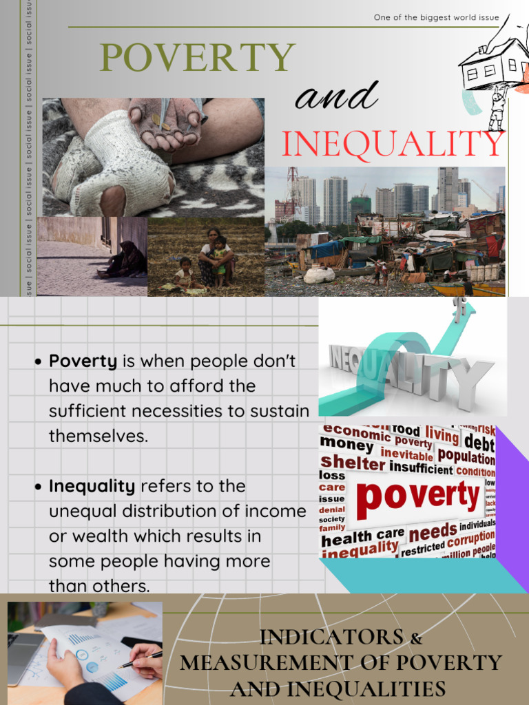 White and Green Minimalist Poverty Charity Program Presentation | PDF ...