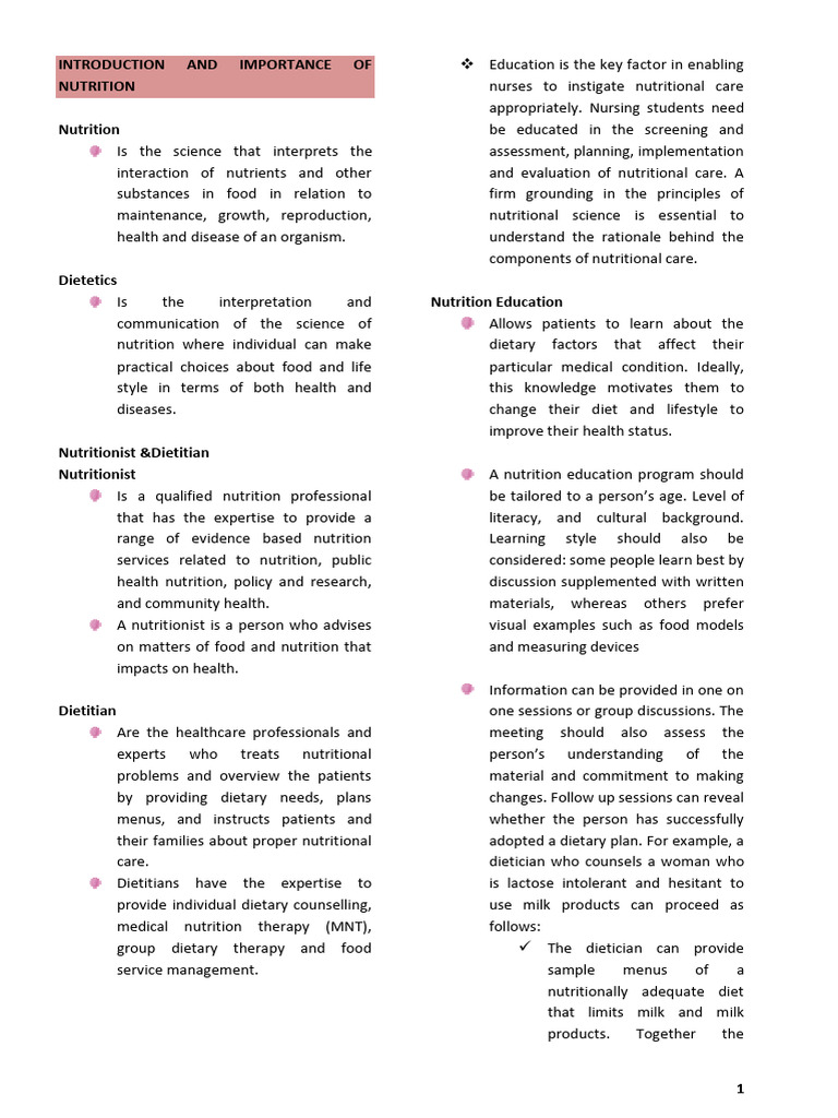 NUTRI LEC& LAB | PDF | Food Energy | Calorie
