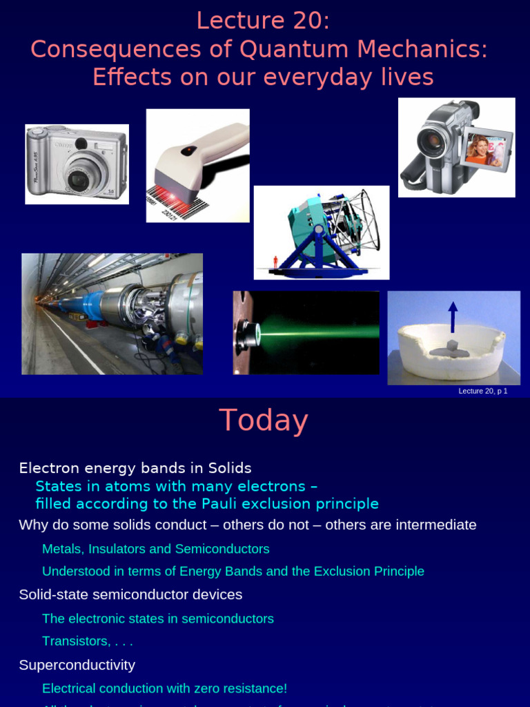Lect 20 | PDF | Electrical Resistivity And Conductivity | Semiconductors