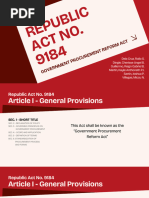 Republic Act No. 9184 | PDF | Economies | Justice