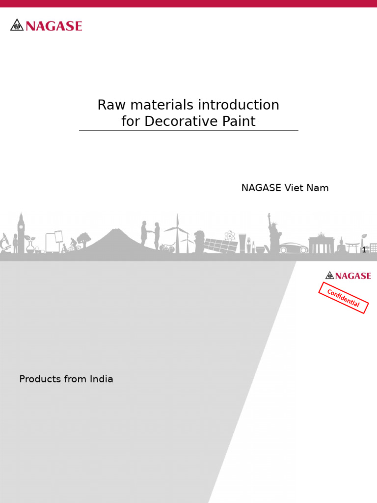 Decorative paint raw material | PDF | Paint | Materials