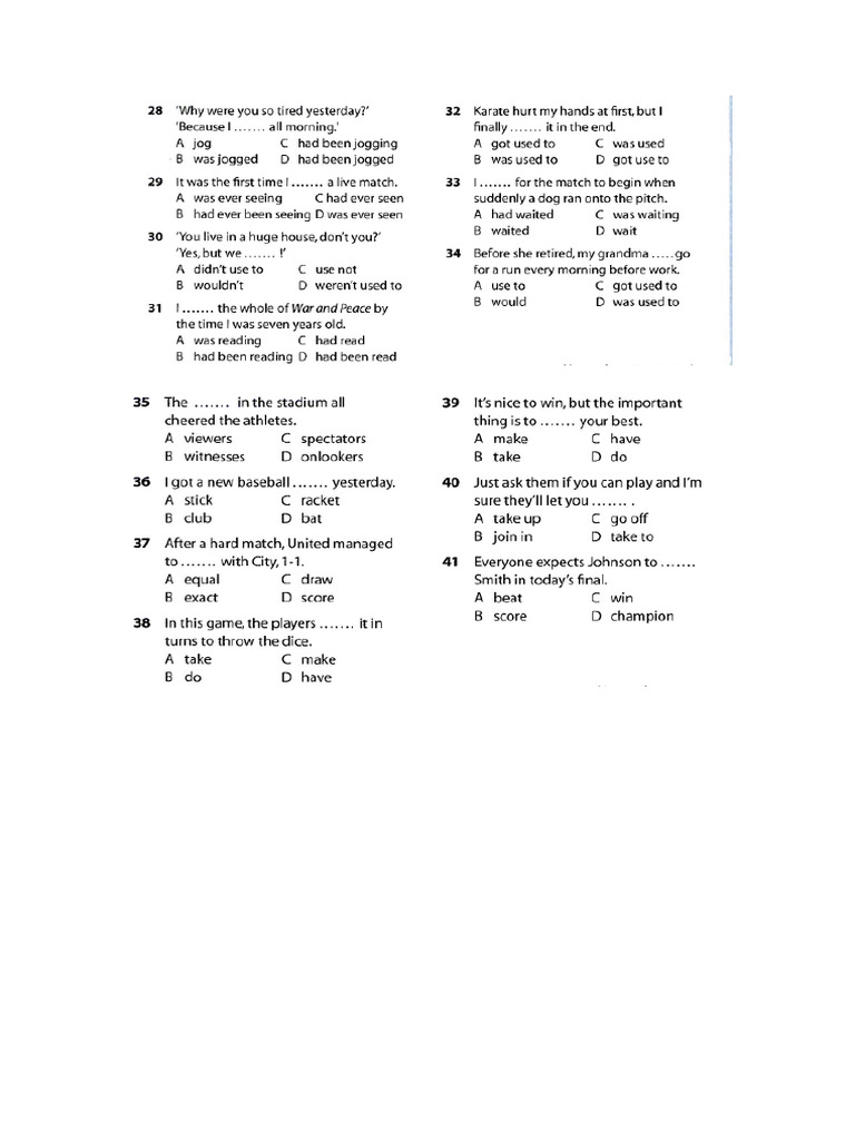 B2 Grammar Practice | PDF