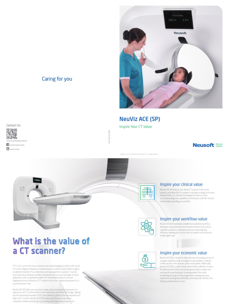 NeuViz ACE (SP) - Brochure - 20240402 | PDF | Ct Scan | Medical Imaging