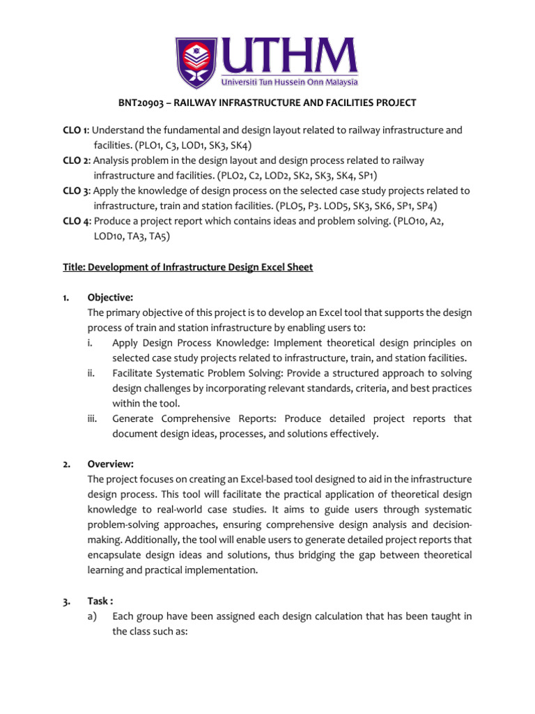 bnt20903 Projectinstructions | PDF | Microsoft Excel | Parameter ...