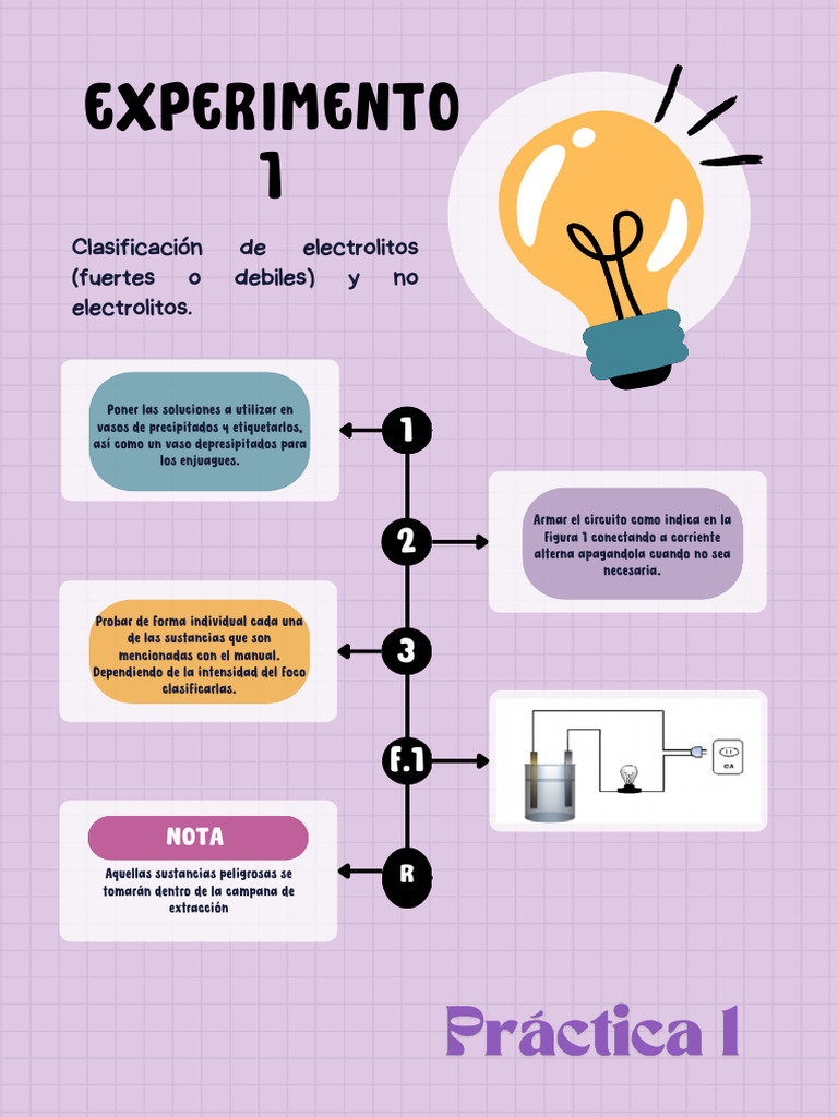 Clasificación de Electrolitos en Experimentos | PDF | Electrodo ...