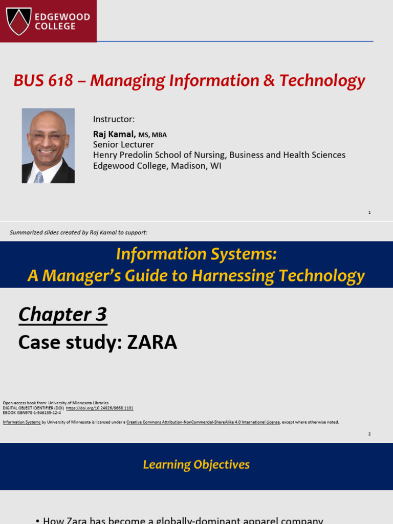 BUS 618 - Module 2 - ZARA - Chapter 3 - Slides for students | PDF ...