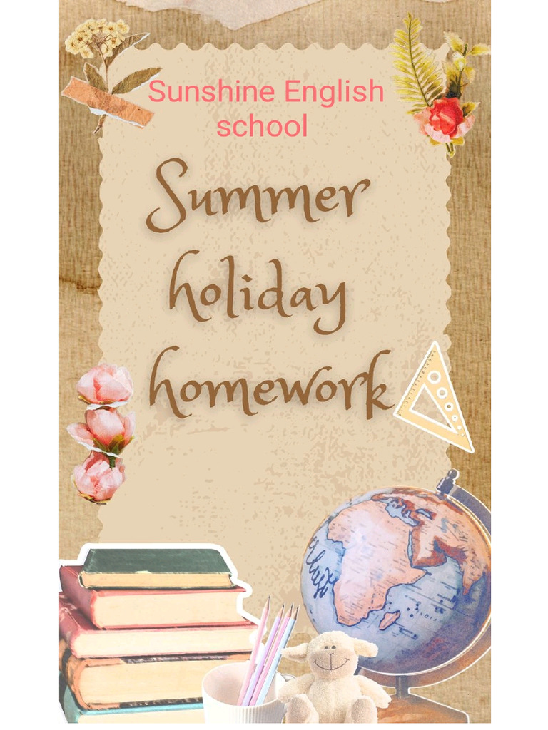 Class 4 Holiday Homework | PDF