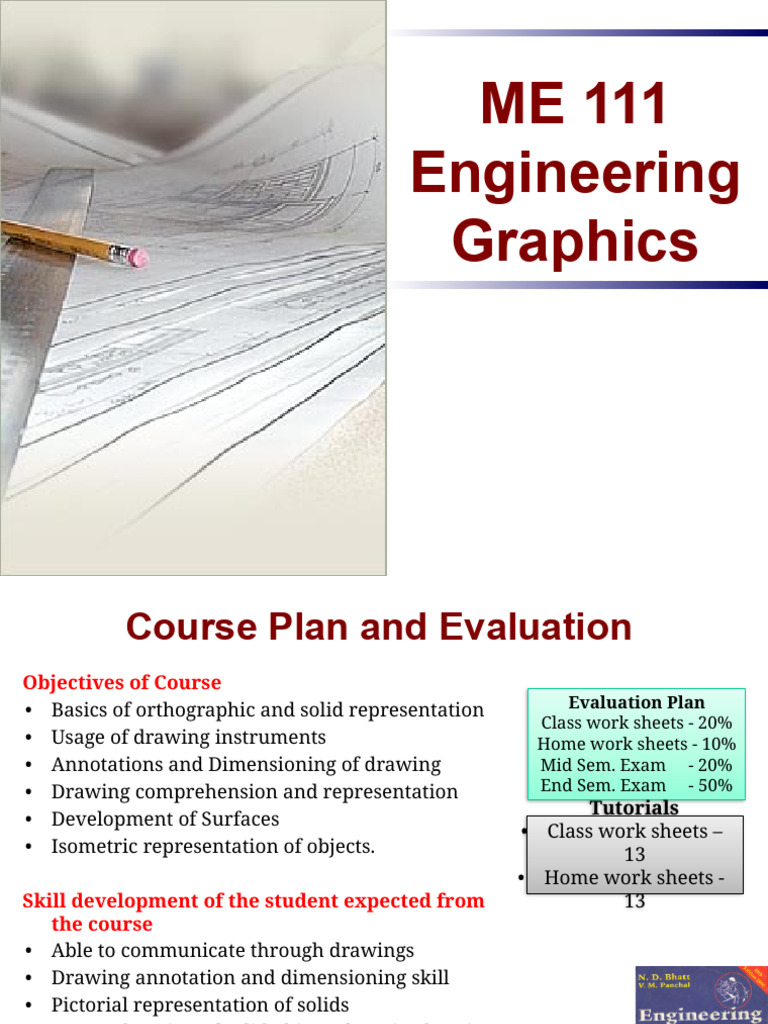 ME111 Projection of Lines | PDF | Angle | Geometry
