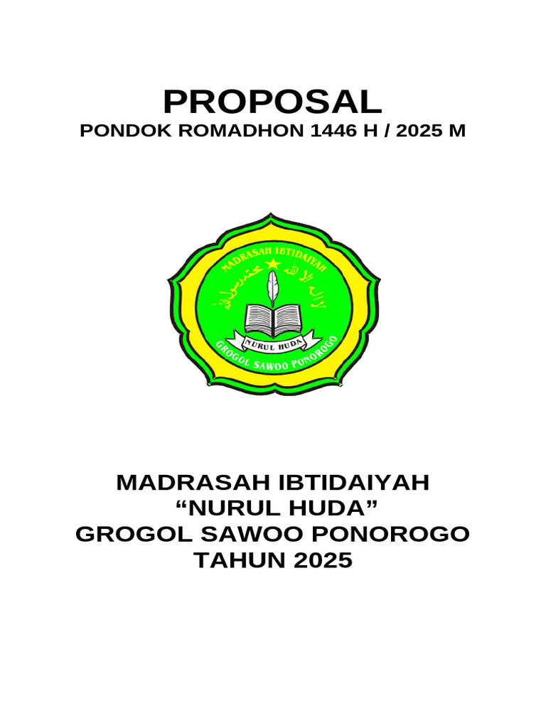 Proposal Pondok Romadhon 2025 | PDF