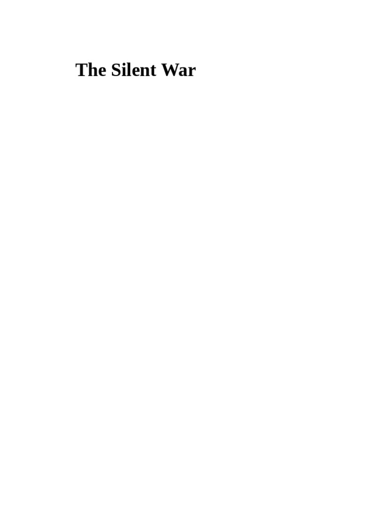 The Silent War | PDF | Love