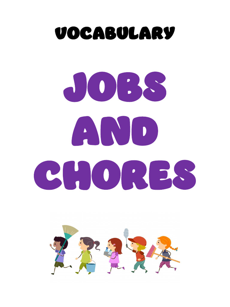 Vocabulary for Jobs and Chores | PDF