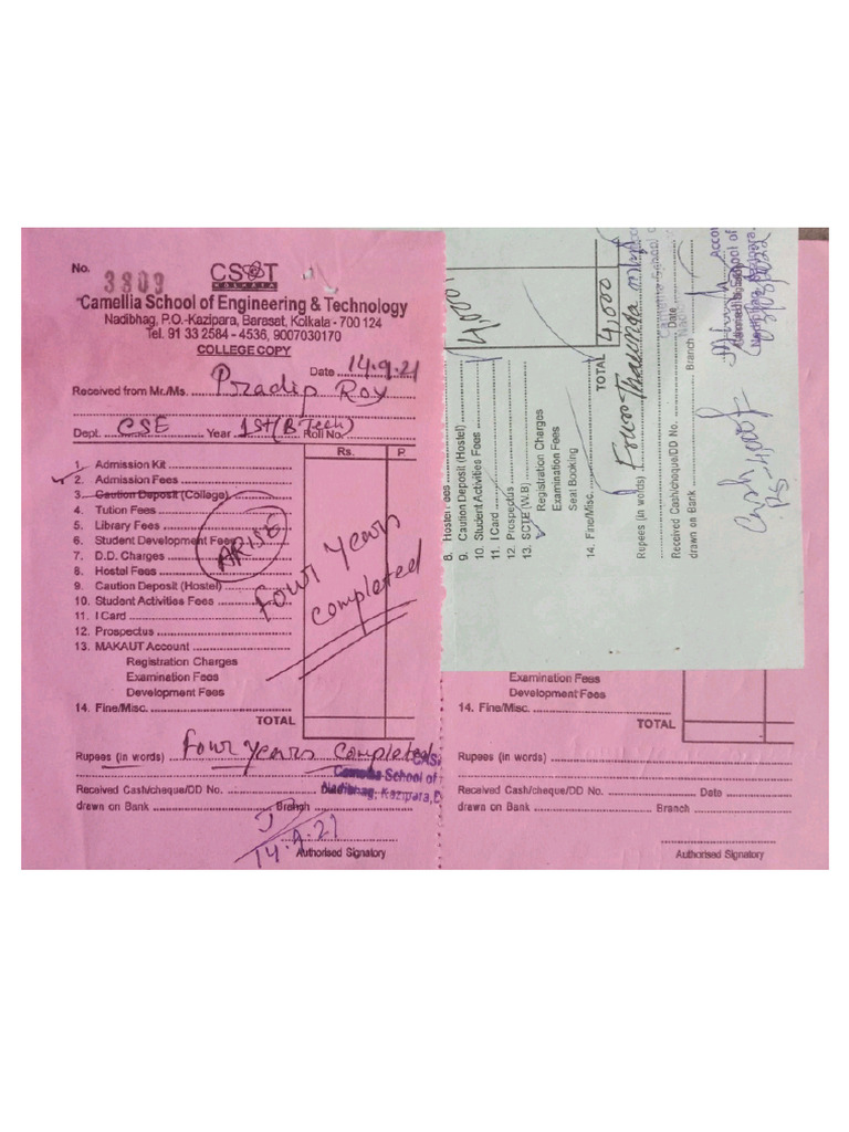 4th Year's Completed Documents PDF | PDF