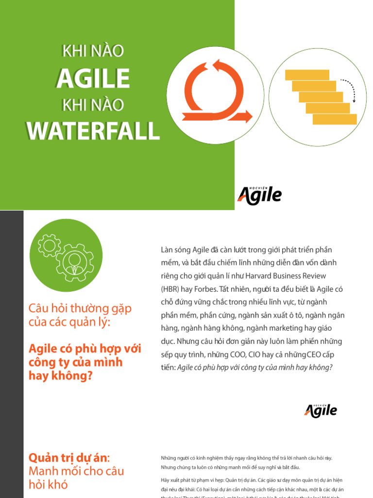 When Agile When Waterfall 1 | PDF