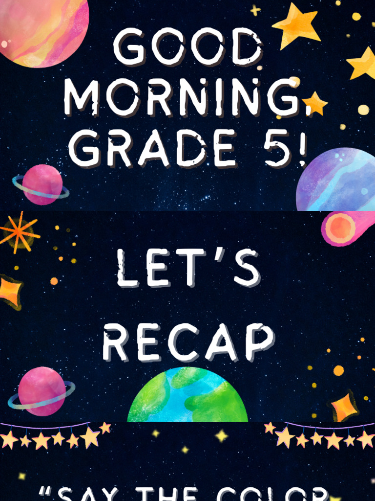 LP and PPT About Stars Gradr 6 | PDF