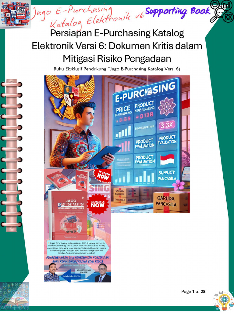 Dokumen Persiapan E-Purchasing Katalog v6 | PDF
